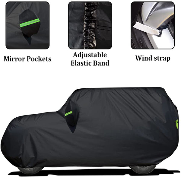 SUV Cover Waterproof Jeep Wrangler Covers for 2-Door & 4-Door JK JL CJ ...